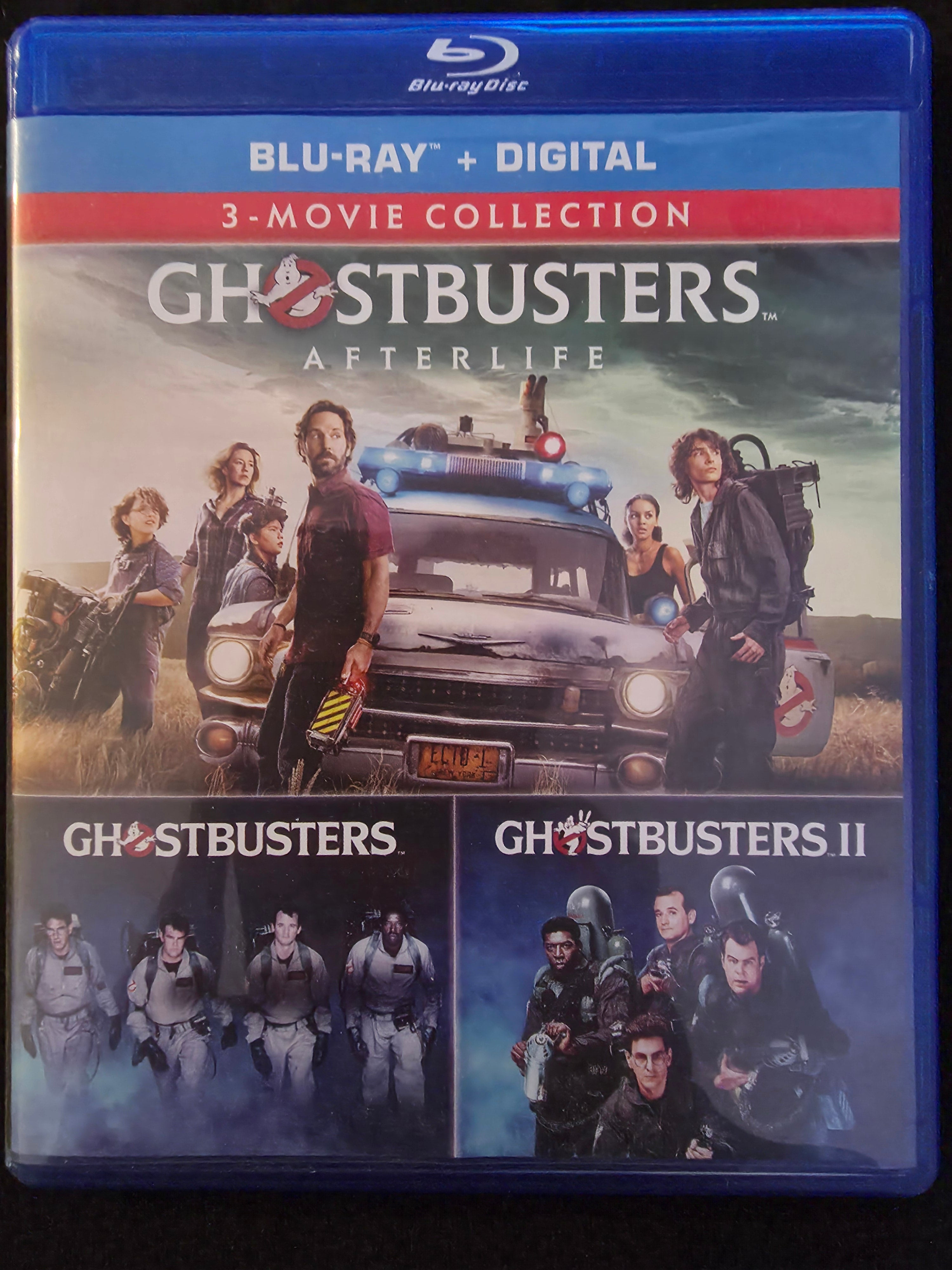 New Ghostbusters 3 Film Collection: GB 1, 2 & Afterlife Blu-ray ...