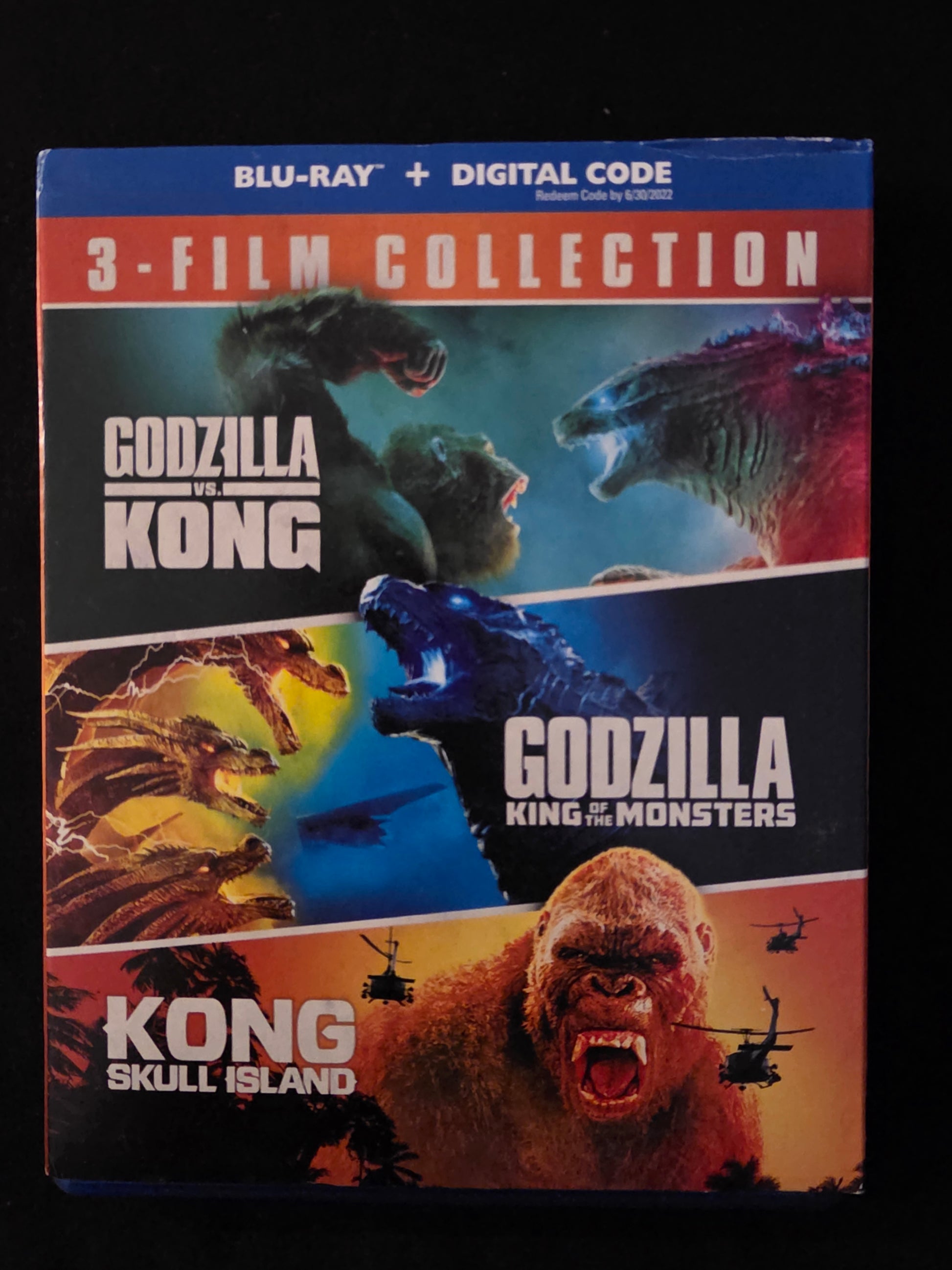 Godzilla vs. Kong/Godzilla: King of the Monsters/Kong: Skull Island 3 ...