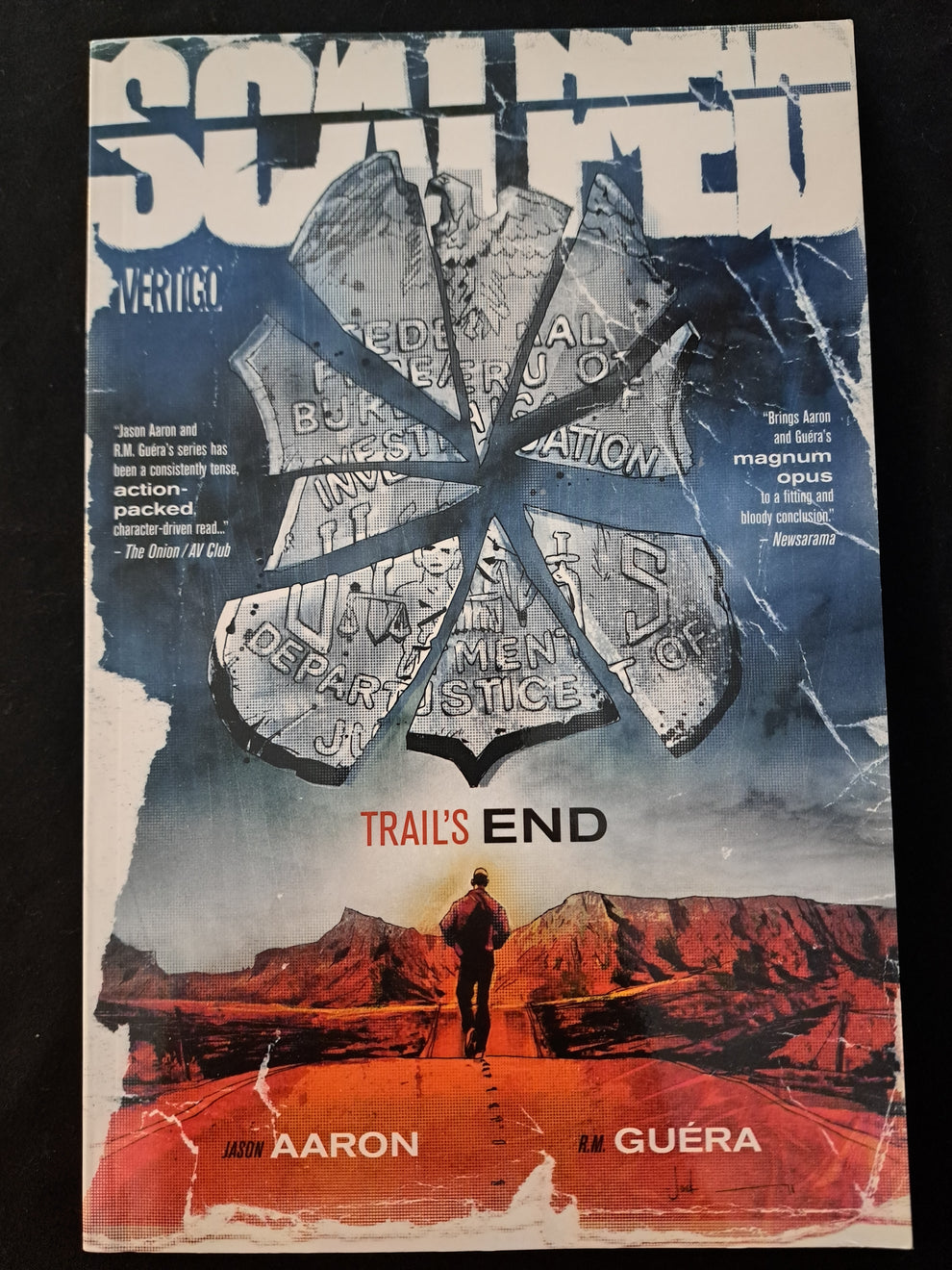 Scalped 10 Trail's End DC Vertio TPB Jason Aaron R.M. Guera – Geeked ...